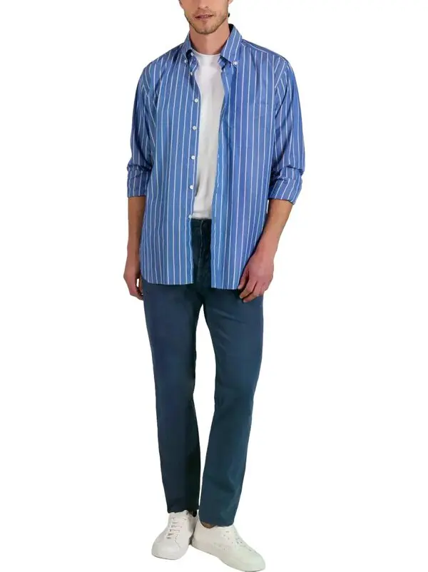 Incotex Slim Fit Five-pocket Trousers - Blue