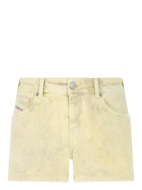 DIESEL® Acid Wash Denim Shorts - Neutrals