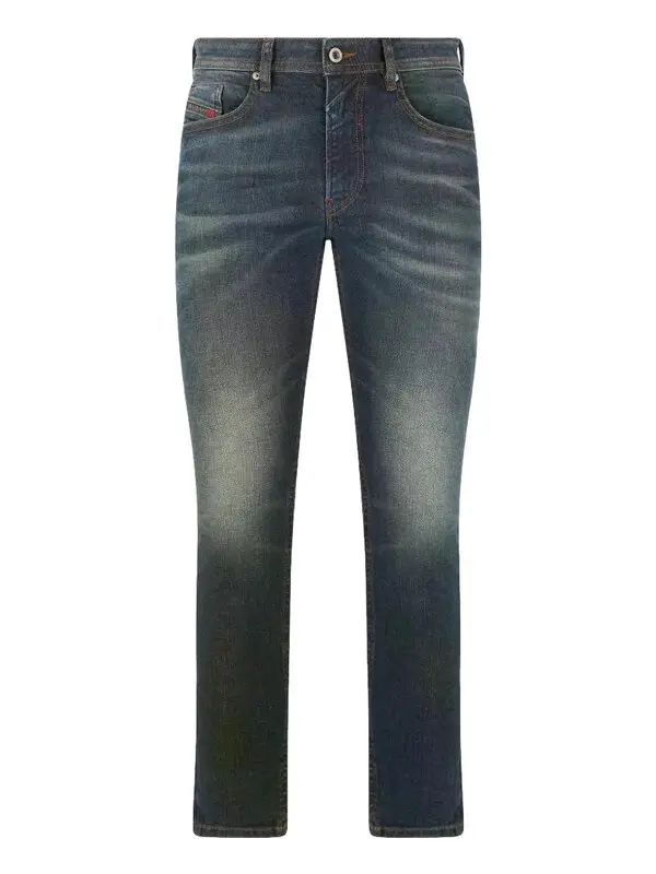 DIESEL® Faded Effect Five-pocket Jeans - Blue