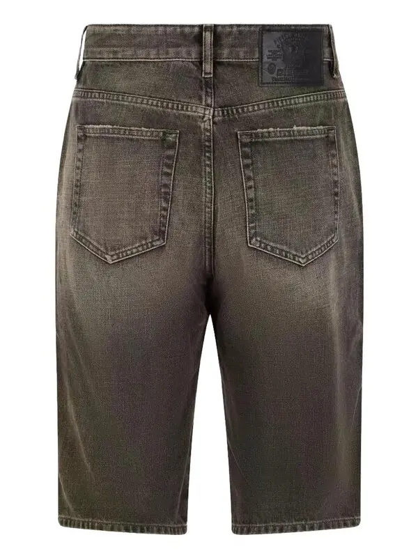 DIESEL® Distressed Denim Shorts - Grey