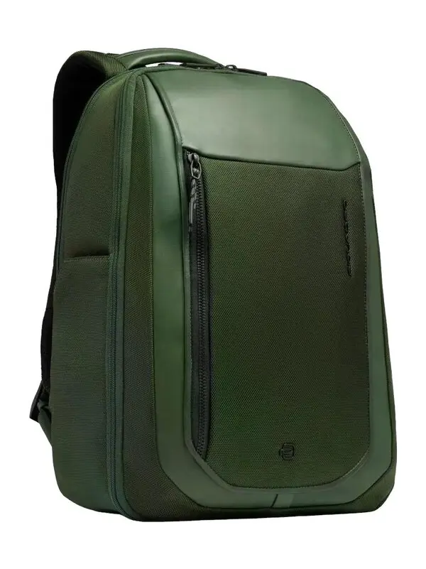 PIQUADRO Textured Laptop Backpack - Green
