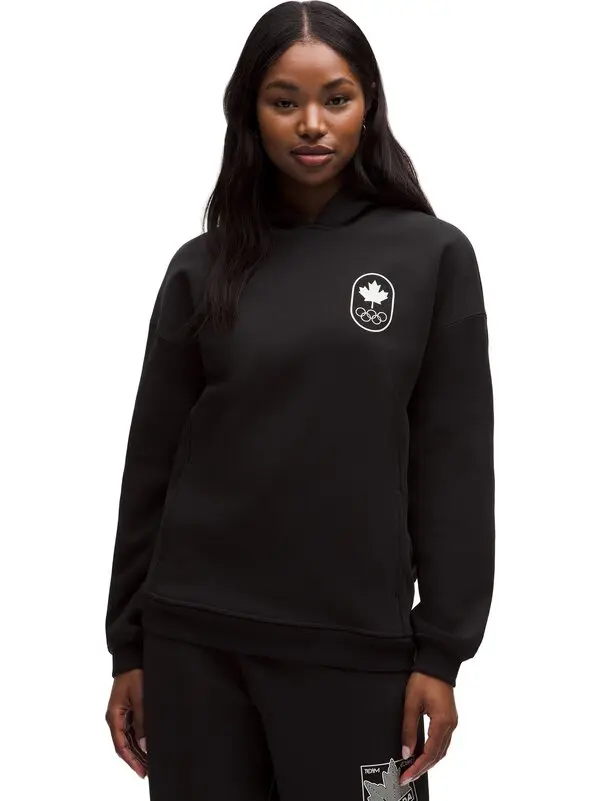 Lululemon Team Canada Big Cozy Oversized Hoodie - Black