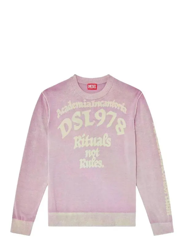 DIESEL® K-lauti Crew Neck Sweater - Pink