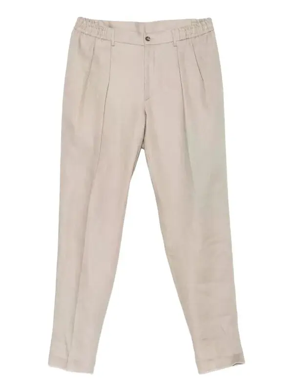 Tagliatore Tailored Trousers With Belt Loops - Neutrals