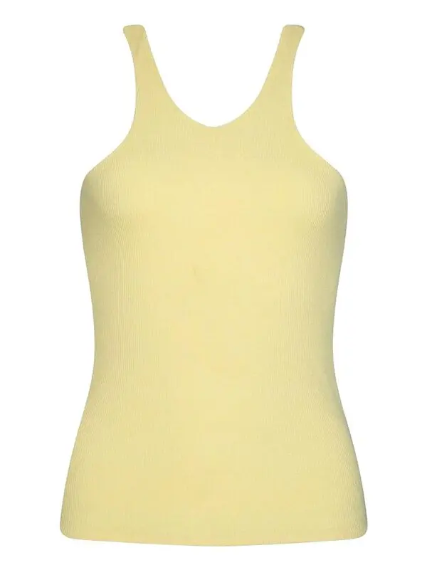 STATE OF GEORGIA Lounger Rib Singlet - Yellow