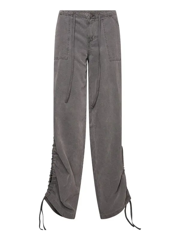 LOVE AND NOSTALGIA Big Baddie Pant Pigment - Black