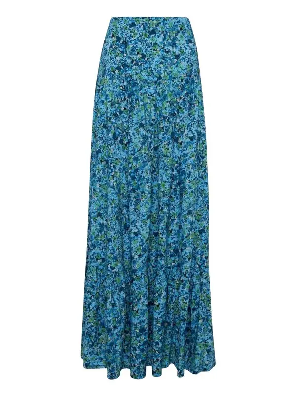 STATE OF GEORGIA Floral Maxi Skirt - Blue