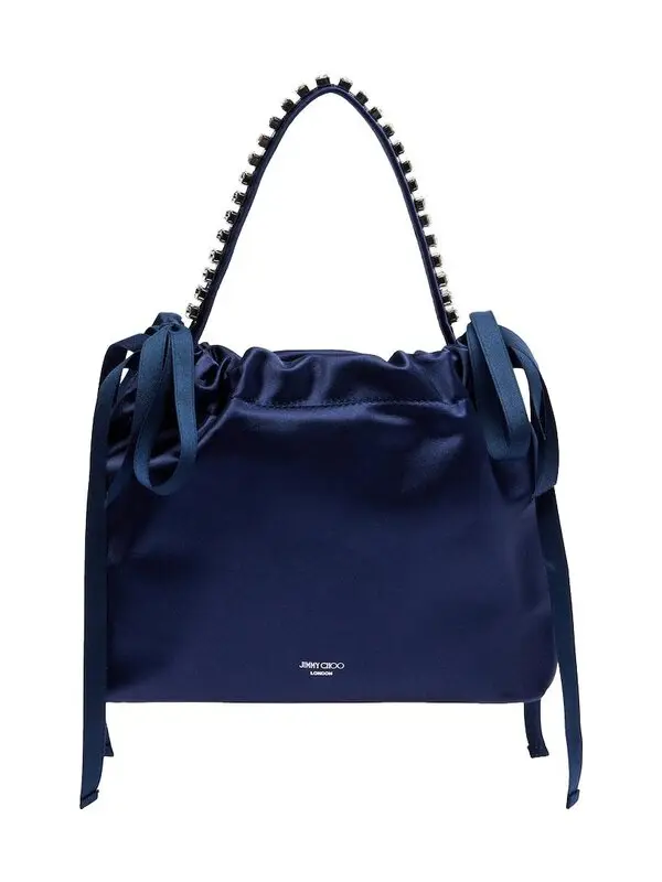 JIMMY CHOO Drawstring Embellished Mini Bag - Blue