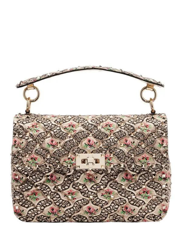 Valentino Garavani Rockstud Spike Medium Top-handle Bag - Multicoloured