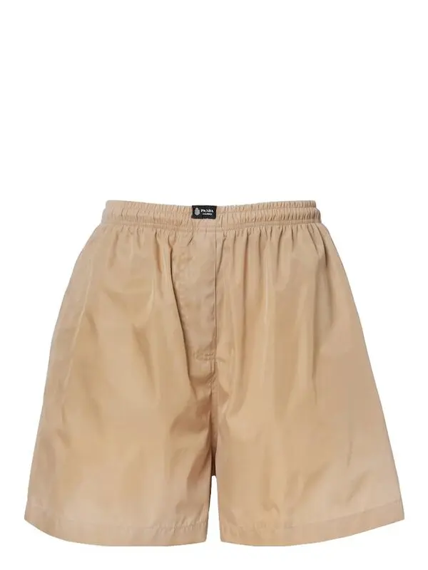 Prada Re-nylon Shorts - Beige