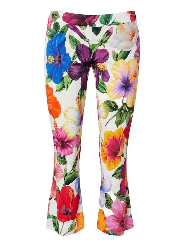 Dolce & Gabbana Floral Capri Pants - Multicoloured
