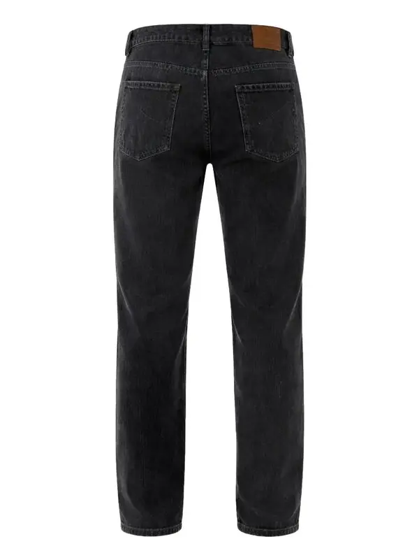 Brunello Cucinelli Straight-leg Five-pocket Jeans - Black