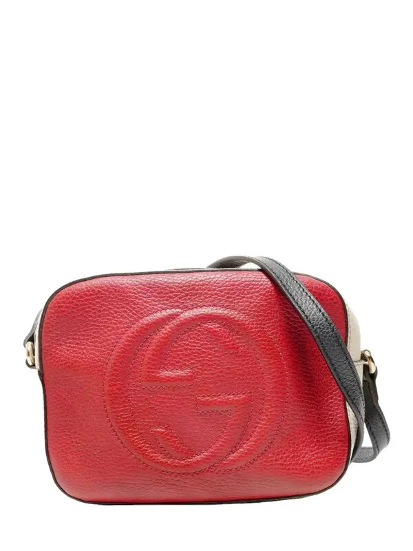 Gucci Soho Interlocking Shoulder Bag - Red