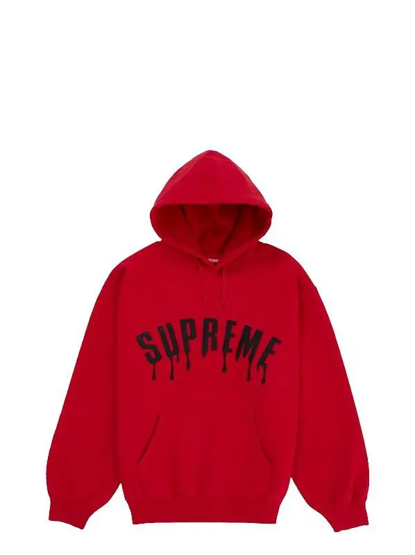 Supreme Ghostface Arc Hooded Sweatshirt - Red