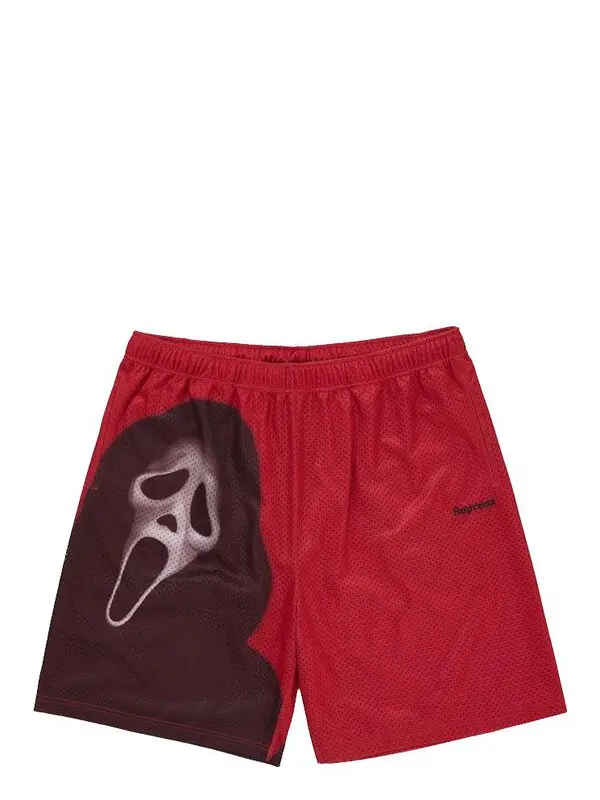 Supreme Ghostface Mesh Short - Red