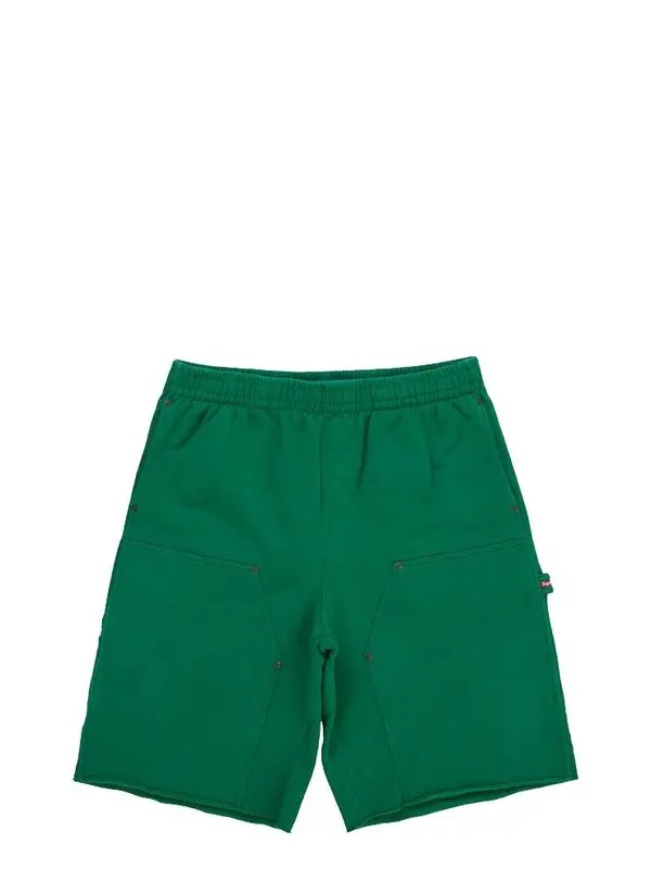 Supreme Double Knee Painter Sweatshort - Green