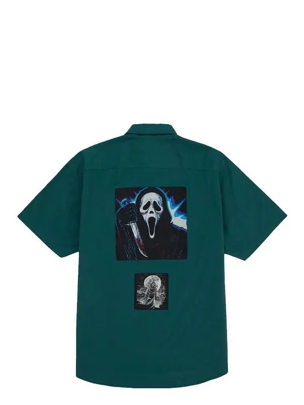 Supreme Ghostface Work Shirt - Green