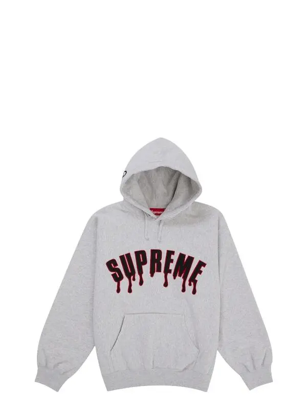 Supreme Ghostface Arc Hooded Sweatshirt - Ash Grey