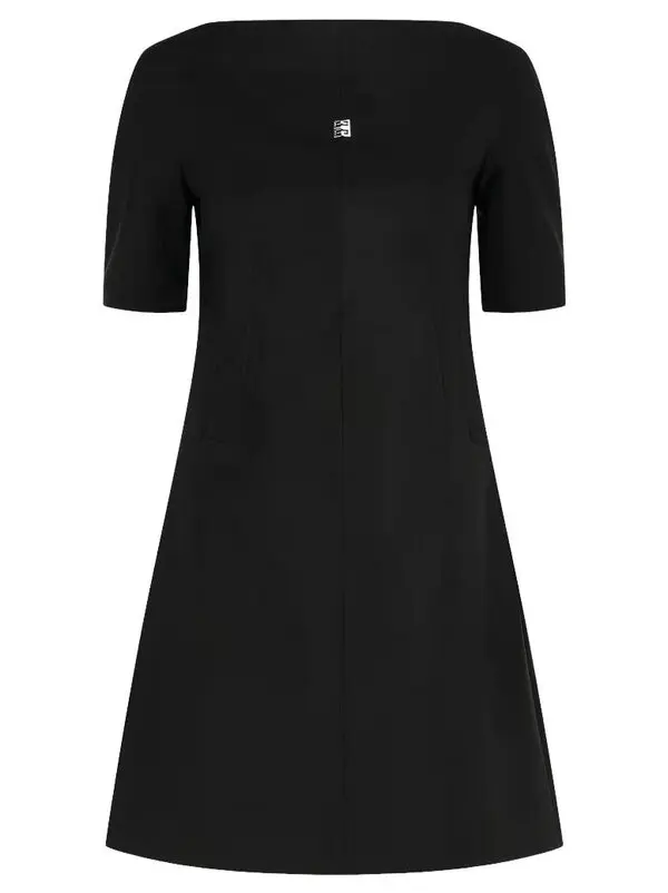 Givenchy Short-sleeve Mini Dress - Black