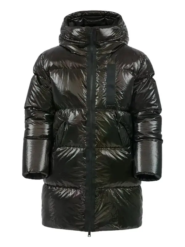 Givenchy Quilted Hooded Coat - Black