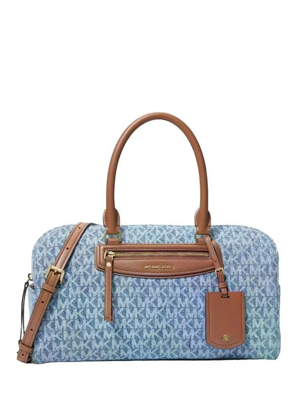 Michael Kors Medium Jet Set Travel Duffel Bag - Blue
