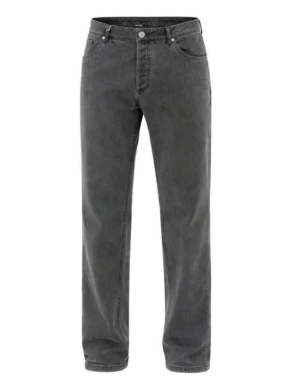 Brunello Cucinelli Straight-leg Five-pocket Jeans - Grey