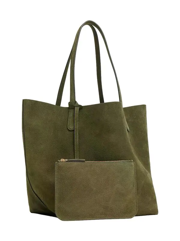 MANSUR GAVRIEL Soft Nubuck Leather Tote Bag - Green