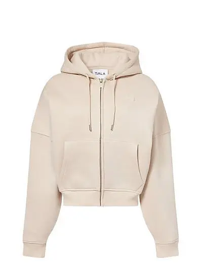 TALA Oversized Cocoon Cotton-blend Hoody - Chai