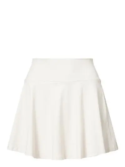 SISTERLY TRIBE Stretch-jersey Tennis Skirt - Off White