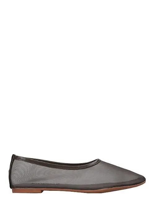 Senso Carli Mesh Ballet Flats - Dark Brown