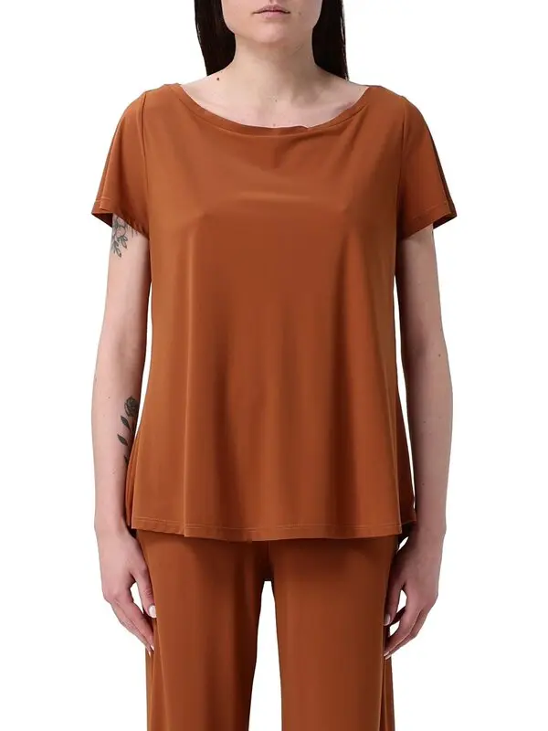Malìparmi Draped Top - Amber