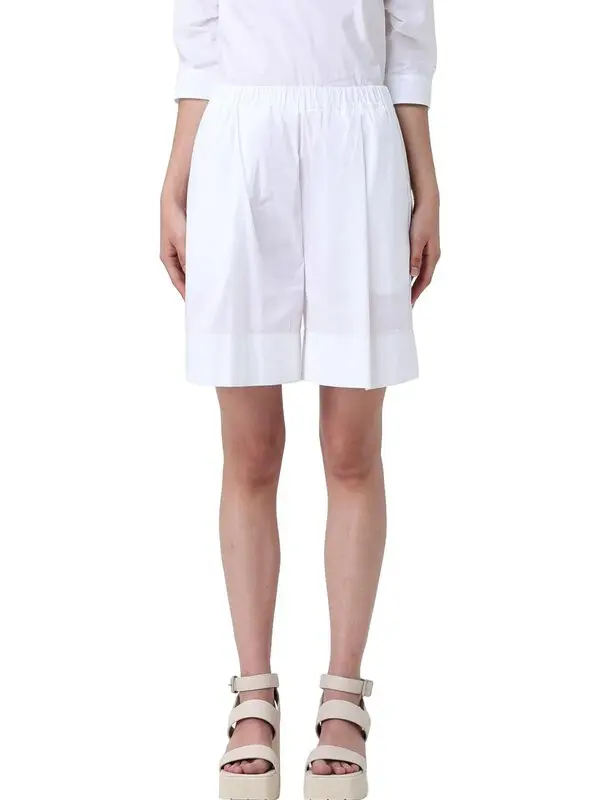 Liviana Conti Tailored Pleated Shorts - White