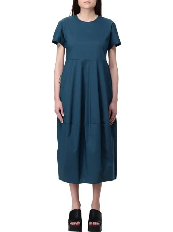 Liviana Conti Short Sleeve Midi Dress - Green