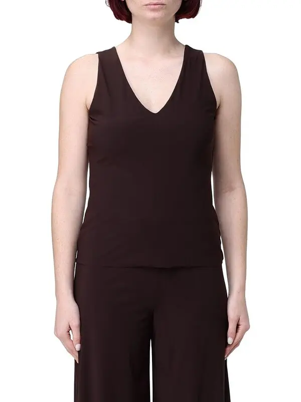 Malìparmi Sleeveless V-neck Top - Dark