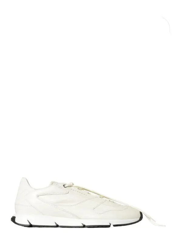 Paciotti Leather Lace-up Sneakers - Ivory