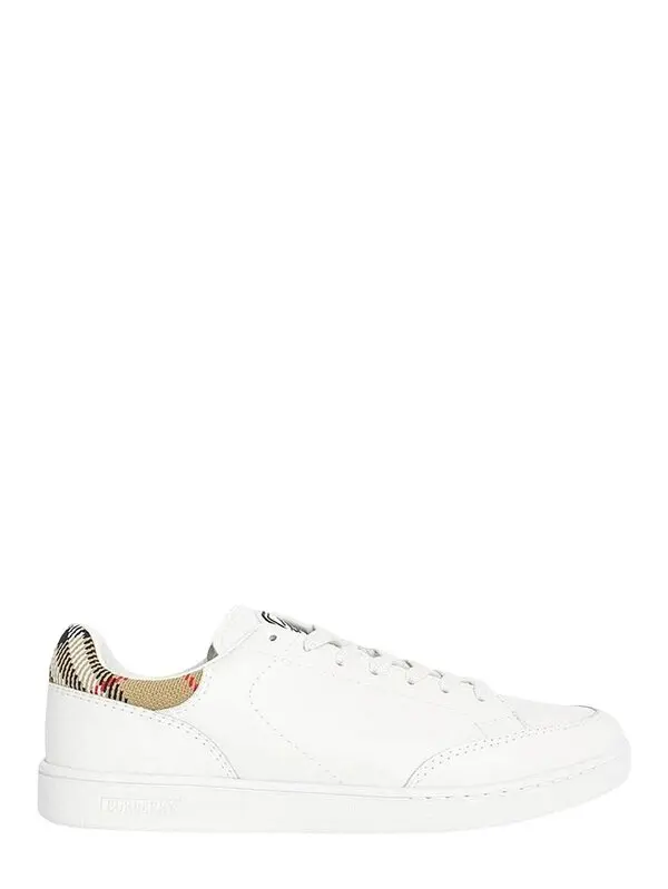Burberry Set Leather Sneakers - White