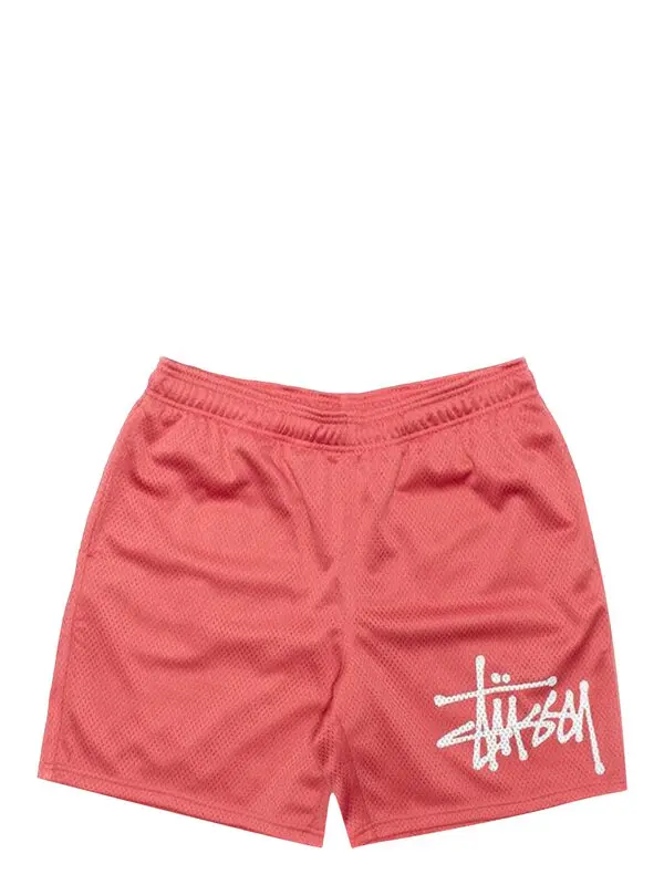 StÜssy Big Basic Mesh Short - Red