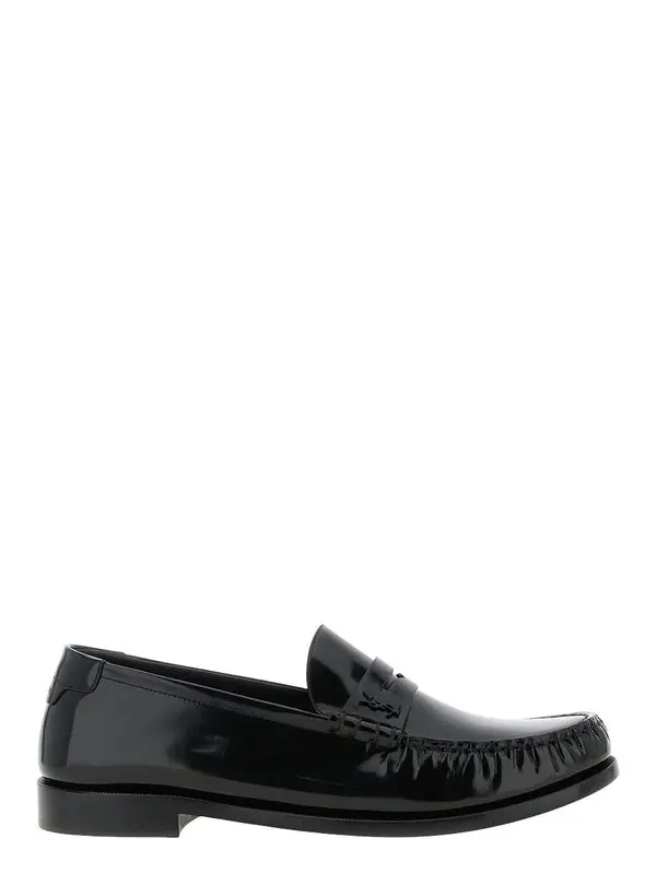 Saint Laurent Logo Detail Lofer - Black