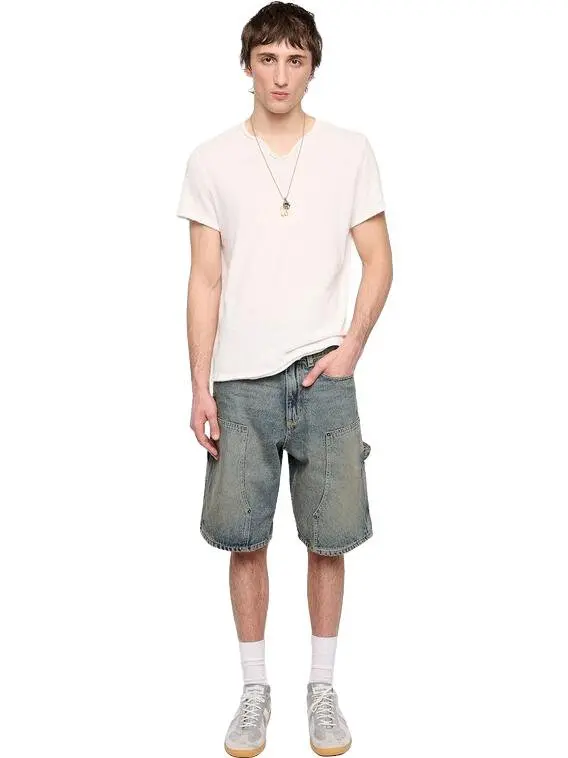 Zadig&Voltaire Perys Denim Bermuda Shorts - Blue / Denim
