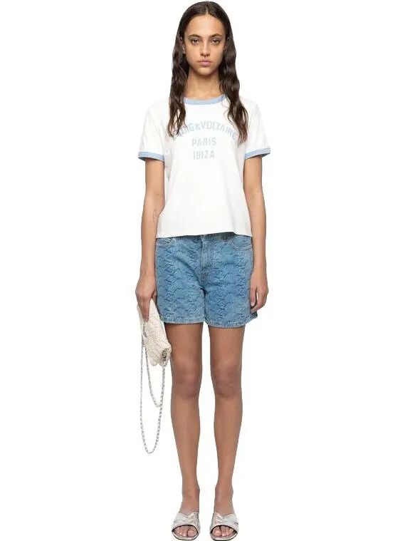 Zadig&Voltaire Woos T-shirt With Ibiza Print - White