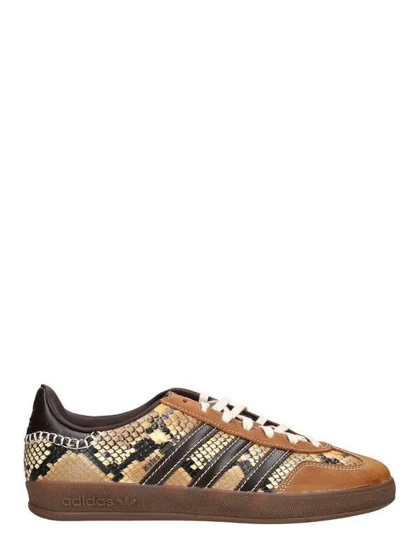 Adidas X Wales Bonner Snake Effect Sneakers - Brown