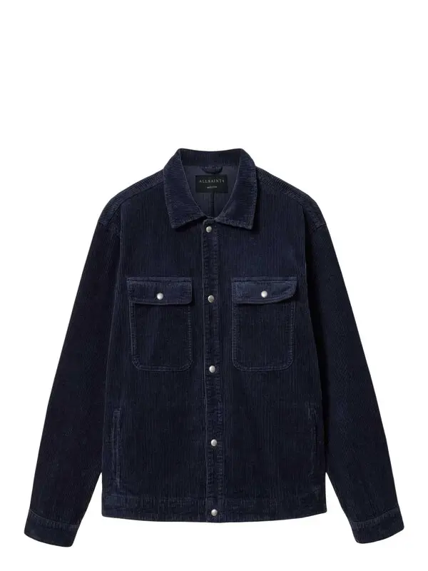 ALLSAINTS Corduroy Castleford Overshirt - Blue