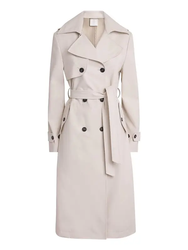 Eleventy Water-resistant Trench Coat - Beige
