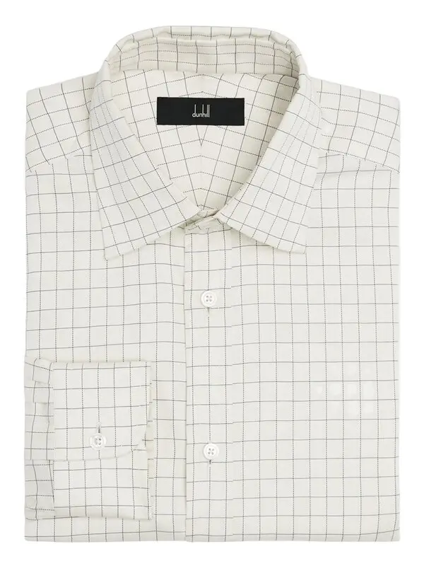 Dunhill Cotton Check Shirt - Yellow
