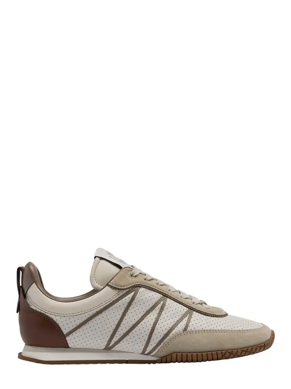 Dunhill Leather The Ian Runner Sneakers - Beige