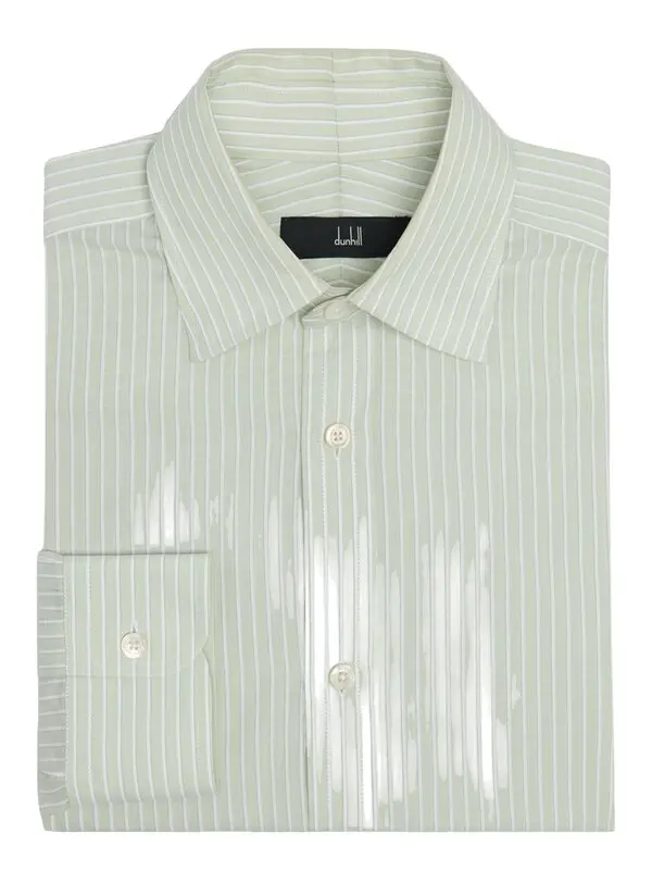 Dunhill Cotton Stripe Shirt - Green
