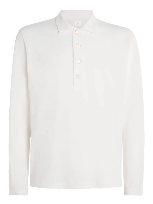 Eleventy Cotton Polo Shirt - White