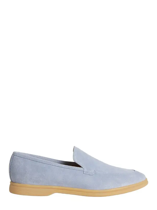Eleventy Suede Loafers - Blue