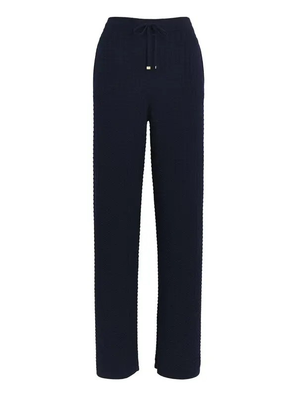 Eleventy Wool Knitted Trousers - Blue