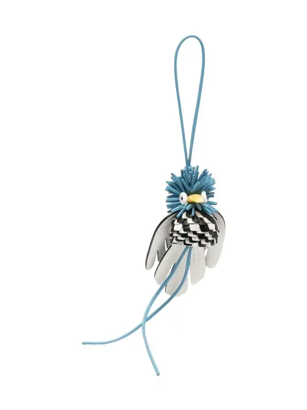 Loewe Hoopoe Bird Charm - Blue